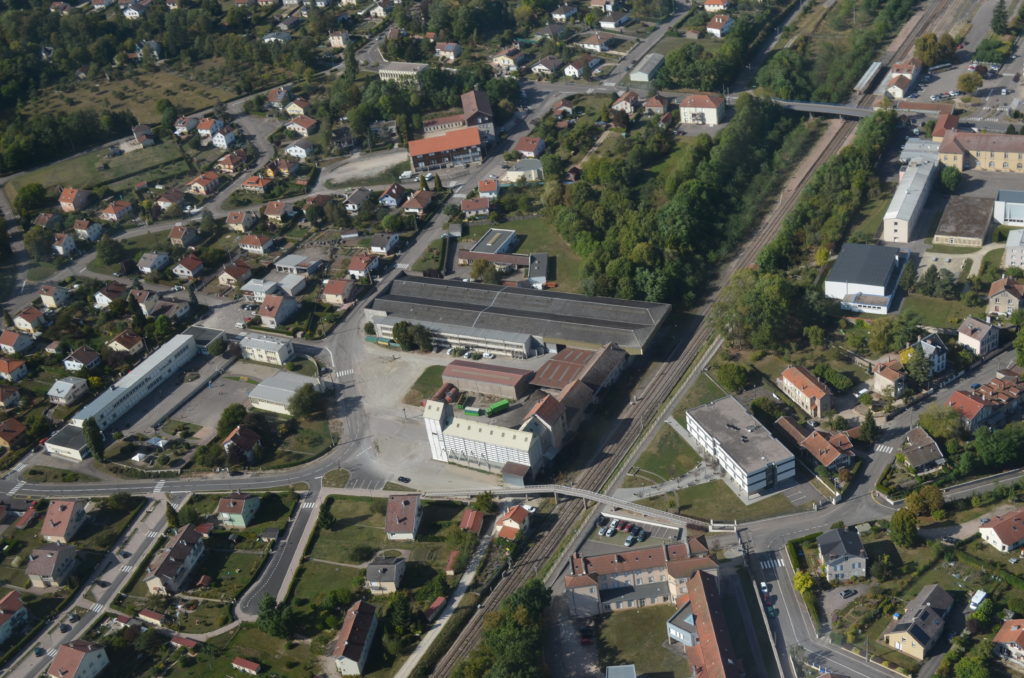 Mirecourt vue du ciel - Communauté de Communes Mirecourt Dompaire