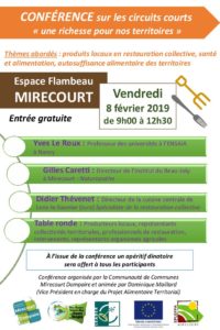 Conférence circuits courts - Communauté de Communes Mirecourt Dompaire